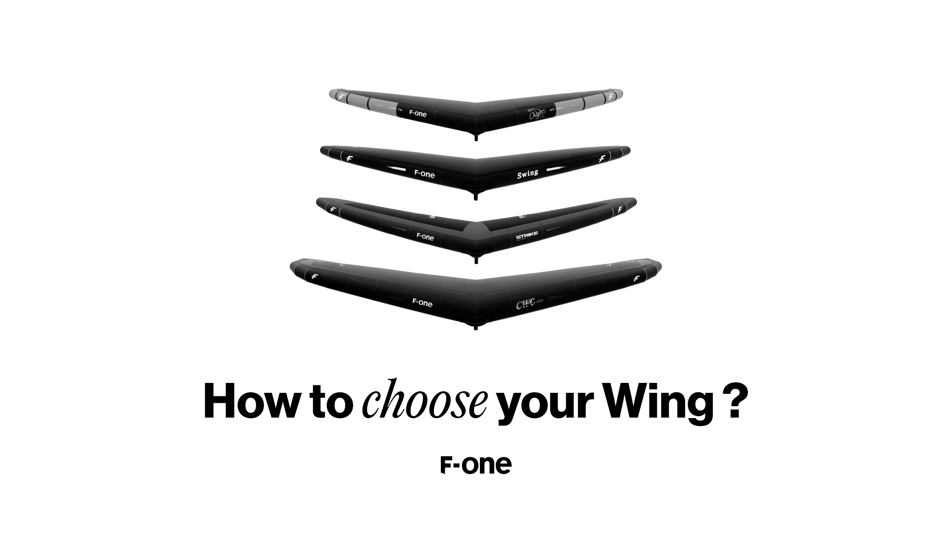 How To Choose Your Wing? - F-ONE